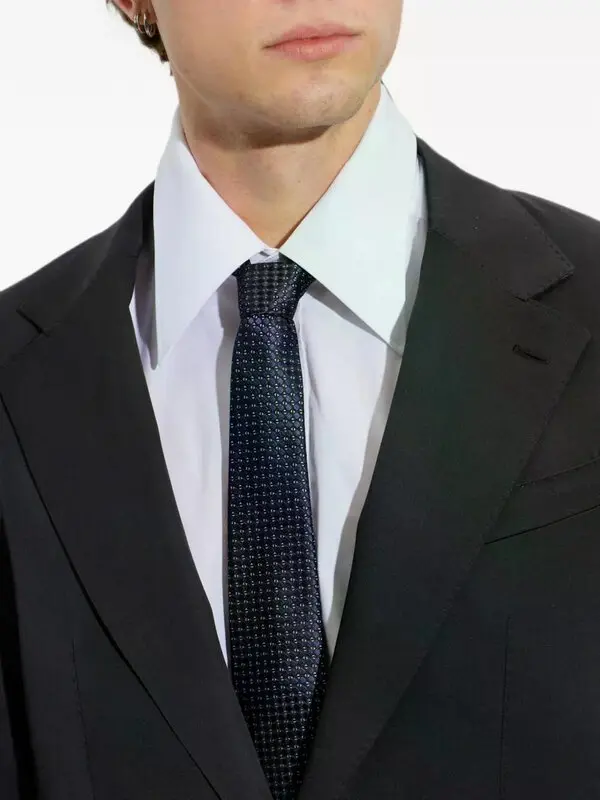 Giorgio Armani Geometric-pattern Tie