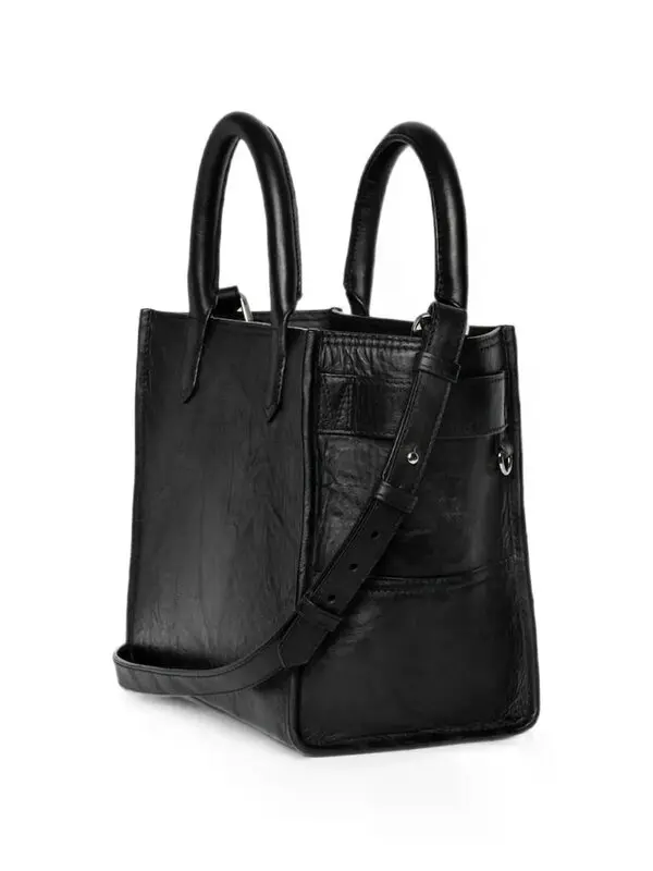Zadig&Voltaire Small Angel Crinkled-effect Wings-patch Tote Bag
