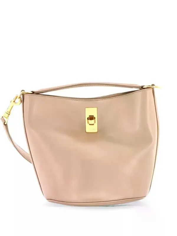 Celine 16 Bag Leather Teen Bucket Bag - Neutrals