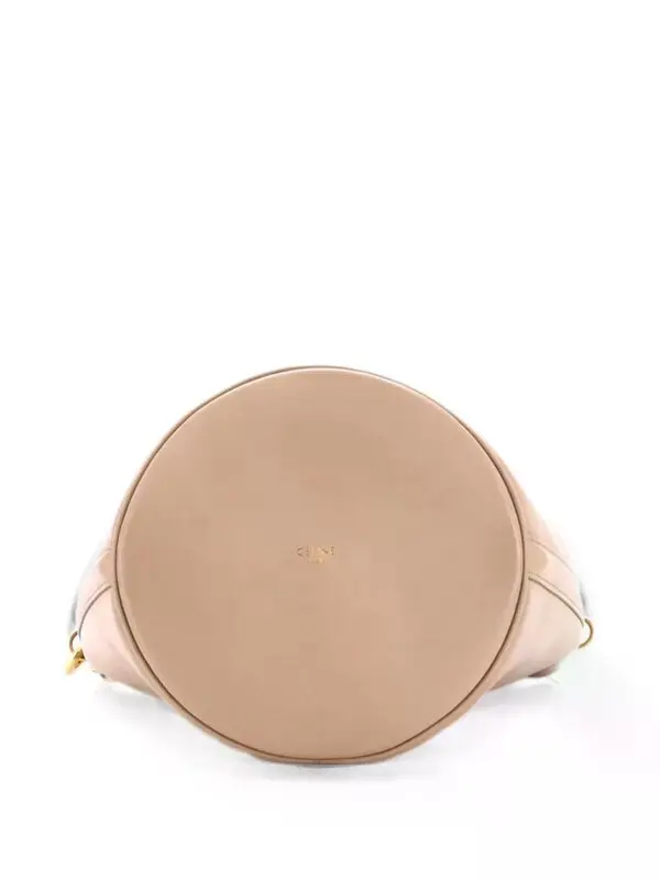 Celine 16 Bag Leather Teen Bucket Bag - Neutrals