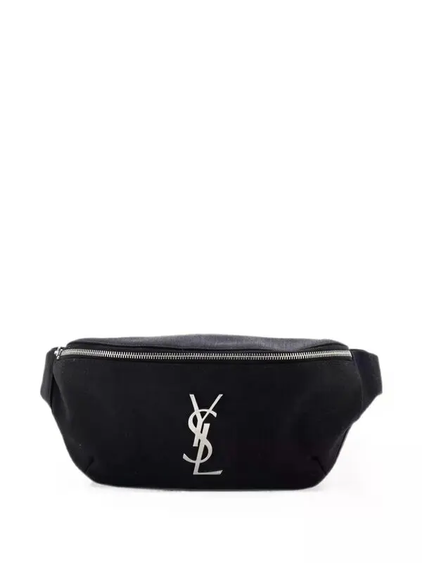 Saint Laurent Classic Monogram Canvas Belt Bag