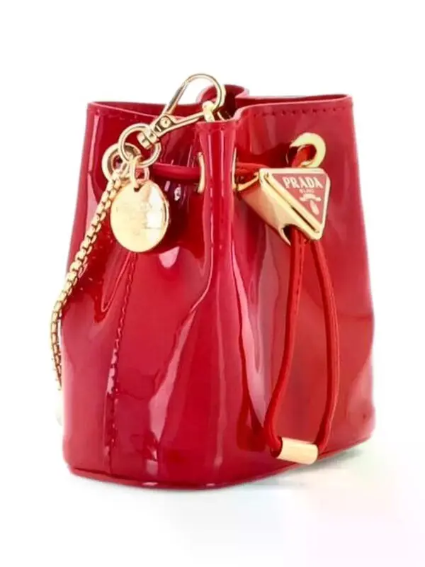 Prada Patent Leather Mini Bucket Bag