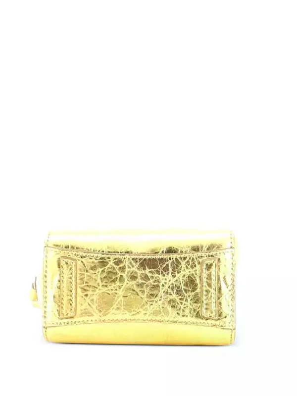 Givenchy Antigona Bag Leather Micro Crossbody Bag - Gold