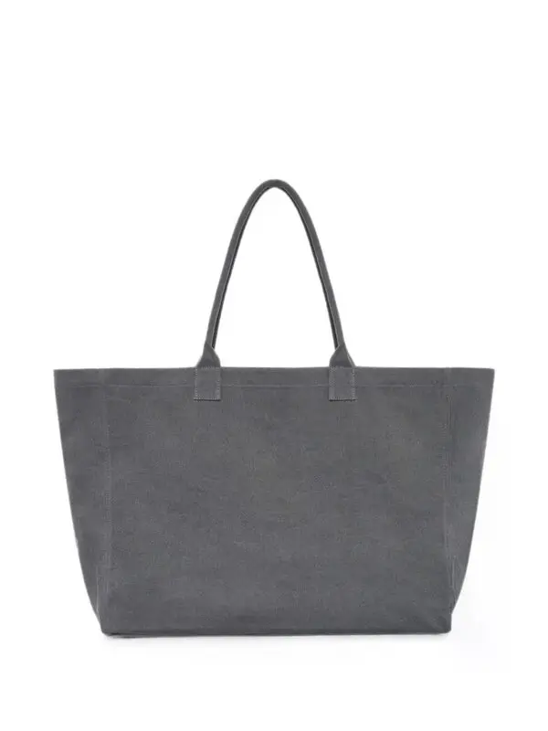 ANINE BING Leo Canvas Tote Los Angeles University Washed