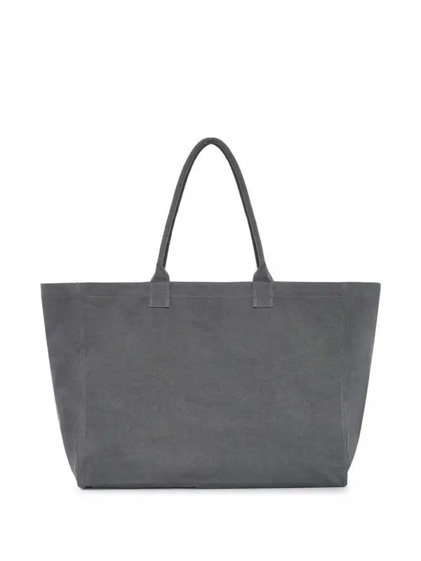 ANINE BING Leo Canvas Tote Los Angeles University Washed - Grey