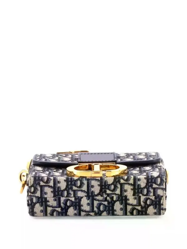 Dior 30 Montaigne Box Bag Oblique Canvas Crossbody Bag