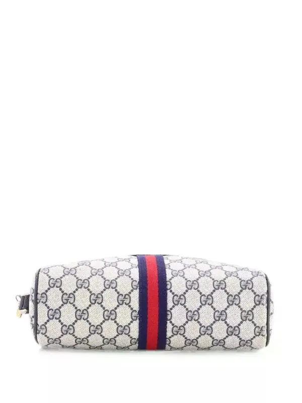 Gucci Vintage Ophidia Gg Canvas Small Shoulder Bag - Blue