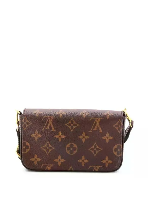 LOUIS VUITTON Monogram Canvas Felicie Strap & Go Handbag - Brown