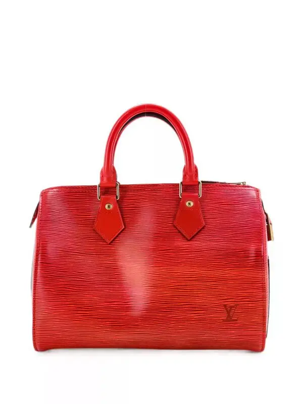 LOUIS VUITTON Speedy Handbag Epi Leather 25 Satchel
