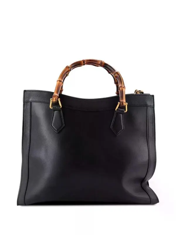 Gucci Diana Nm Bamboo Handle Leather Tote Bag