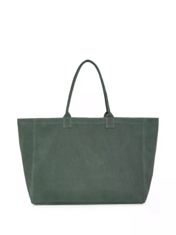 ANINE BING Leo Canvas Tote New York University Cilantro - Green