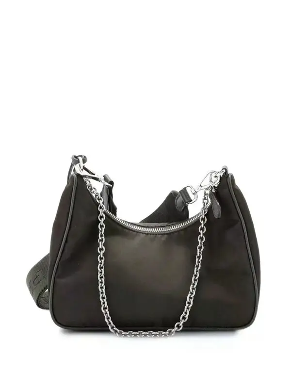 Prada Re-edition 2005 Shoulder Bag Tessuto Small Crossbody Bag - Green