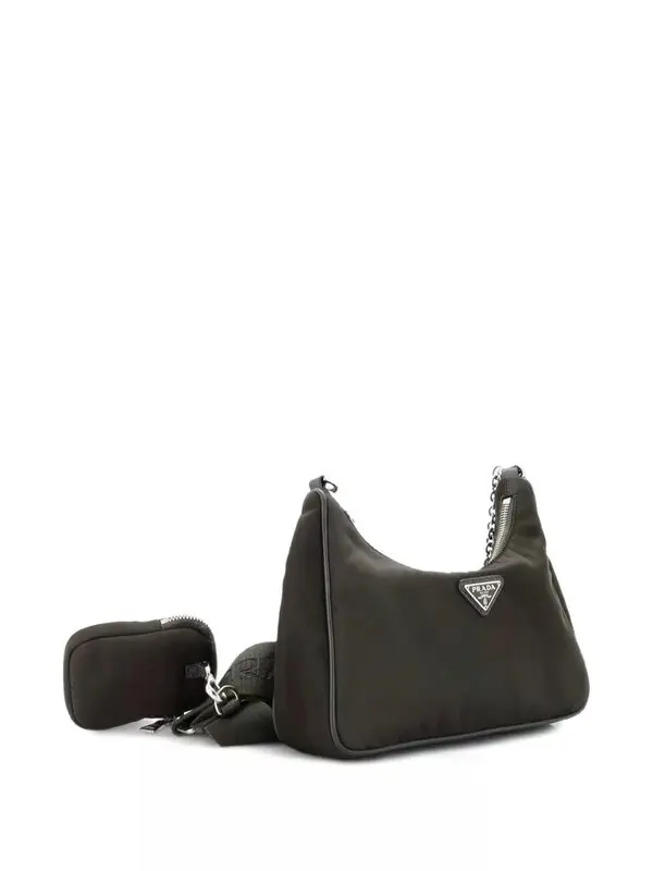 Prada Re-edition 2005 Shoulder Bag Tessuto Small Crossbody Bag - Green
