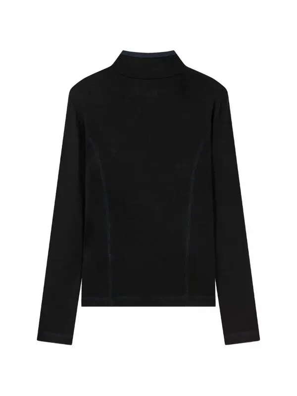 STUDIO TOMBOY Button-details High-neck T-shirt