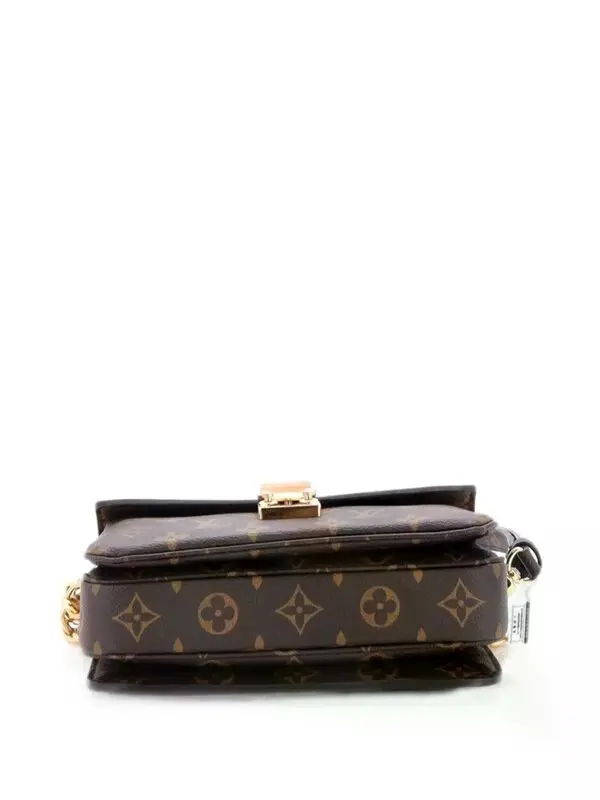 LOUIS VUITTON Monogram Canvas Pochette Metis East West Crossbody Bag - Brown