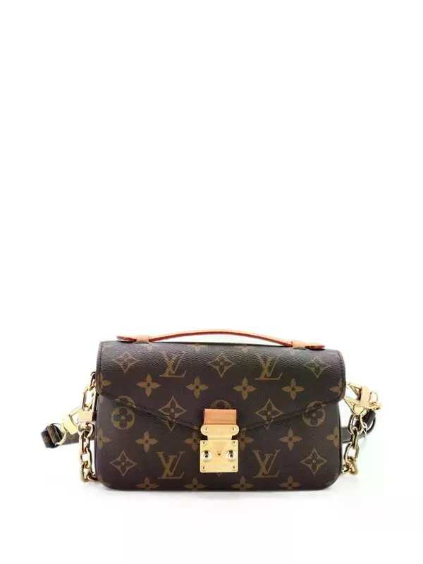LOUIS VUITTON Monogram Canvas Pochette Metis East West Crossbody Bag - Brown