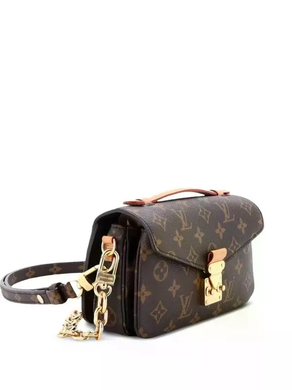 LOUIS VUITTON Monogram Canvas Pochette Metis East West Crossbody Bag - Brown