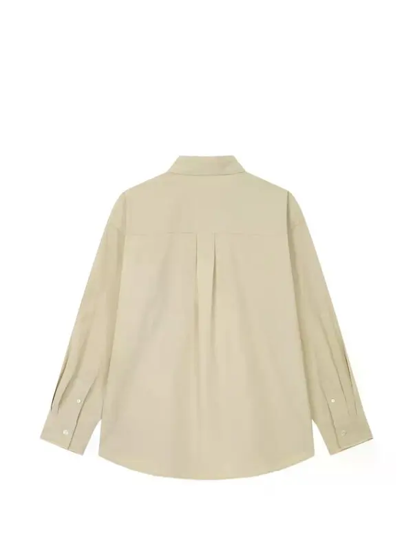 STUDIO TOMBOY Button-down Chest-pocket Cotton Shirt