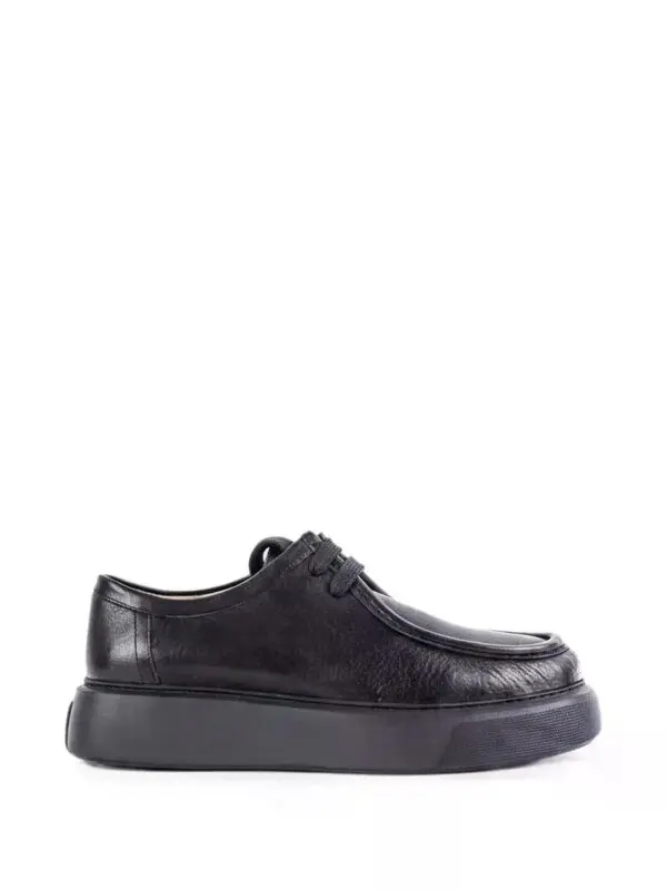 REFERENC Fernabee Leather Sneakers - Black