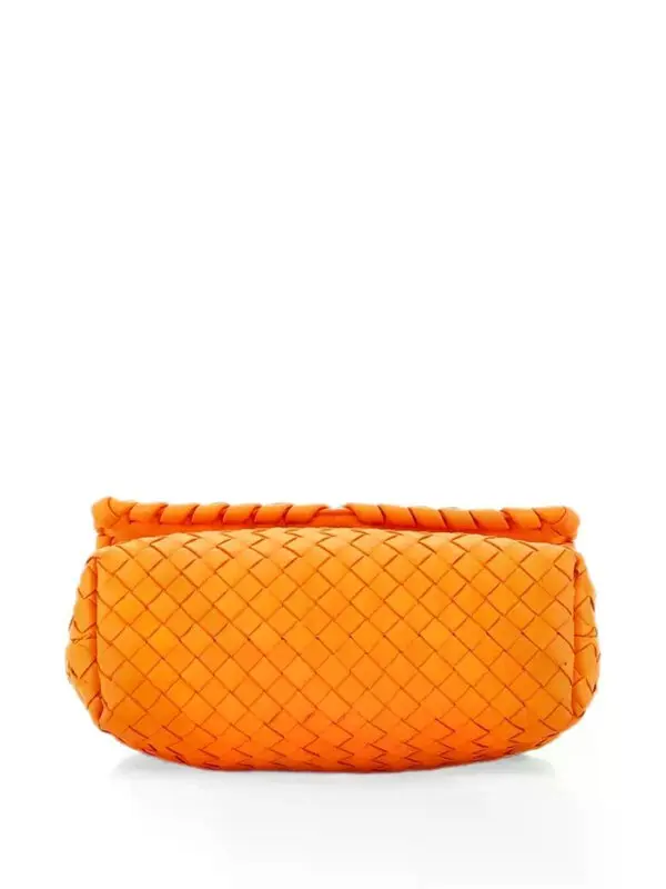 Bottega Veneta Olimpia Intrecciato Nappa Baby Crossbody Bag - Orange