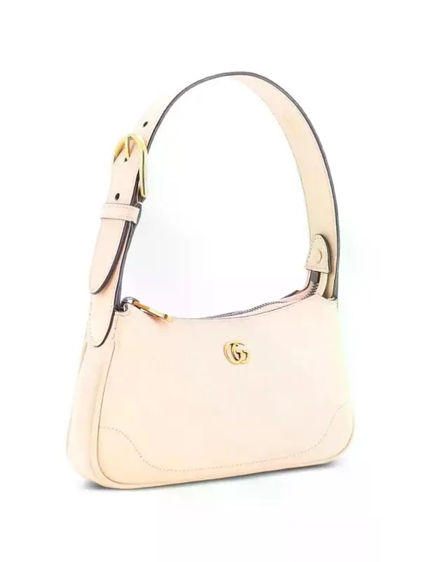 Gucci Aphrodite Leather Mini Shoulder Bag - White