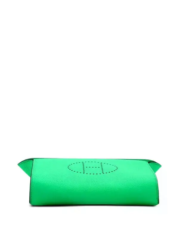 Hermès Togo Videpoche Crossbody Bag - Green