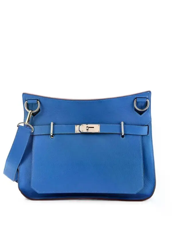 Hermès Jypsiere Bag Clemence 34 Crossbody Bag - Blue