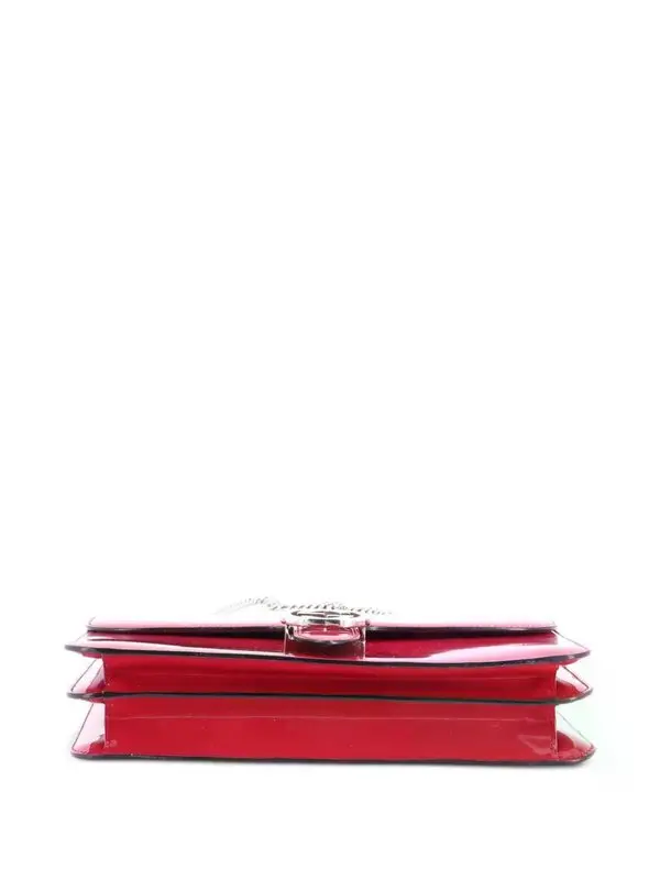 Gucci Interlocking Patent Medium Shoulder Bag