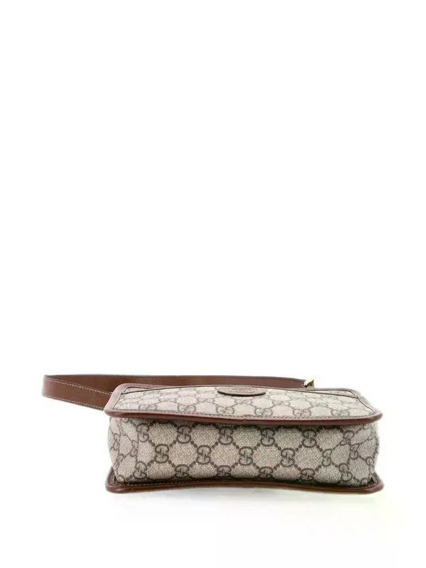 Gucci Interlocking G Patch Camera Bag Gg Coated Canvas Mini Crossbody Bag