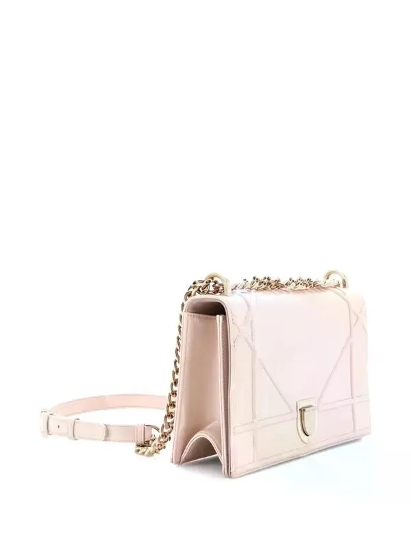 Dior Diorama Flap Bag Patent Medium Shoulder Bag