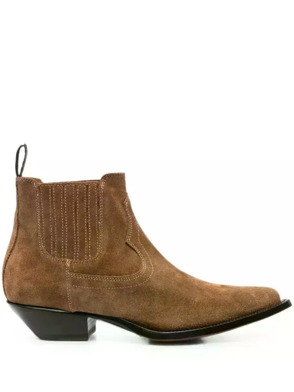 SONORA Mini Hidalgo Suede Ankle Boots