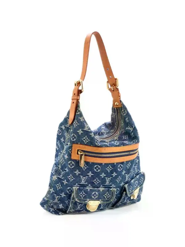 LOUIS VUITTON Monogram Denim Gm Shoulder Bag - Blue