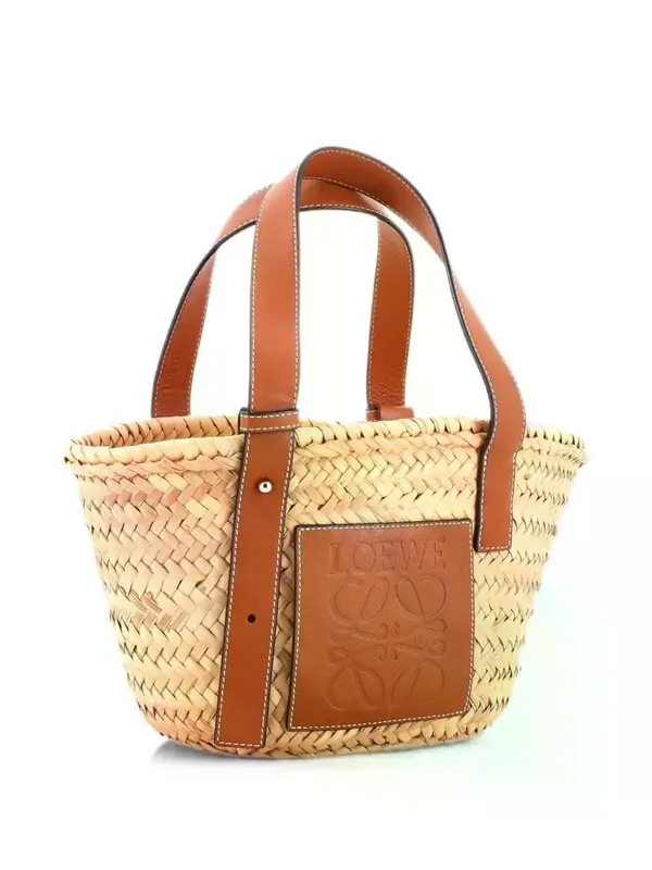 Loewe Basket Raffia Small Tote Bag