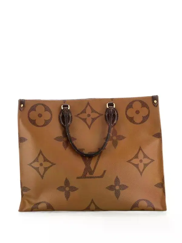 LOUIS VUITTON Onthego Giant Monogram Tote Bag - Brown
