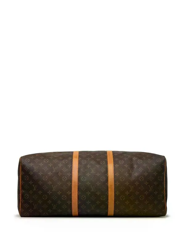 LOUIS VUITTON 1992 Keepall 60 Monogram Travel Bag - Brown