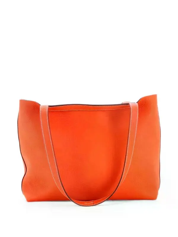 Hermès Cabasellier Clemence 31 Tote Bag - Orange