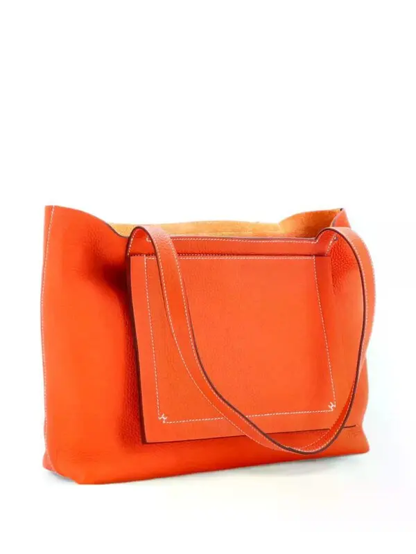 Hermès Cabasellier Clemence 31 Tote Bag - Orange