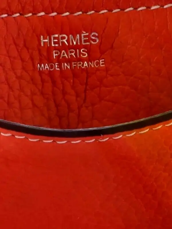 Hermès Cabasellier Clemence 31 Tote Bag - Orange