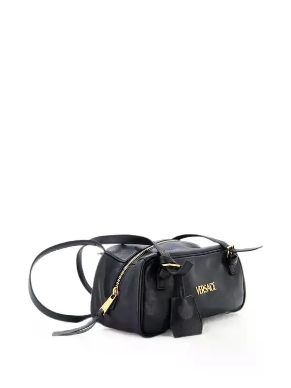 Versace Leather Tag Bowling Bag