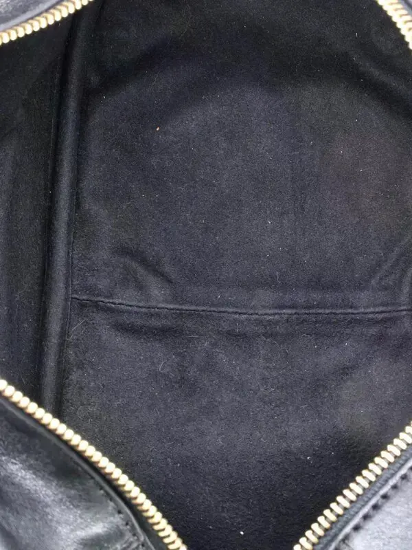 Versace Leather Tag Bowling Bag