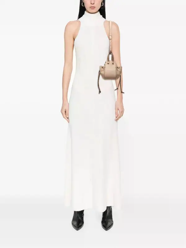 Loewe 2019 Small Grained Calfskin Drawstring Hammock Bag Satchel