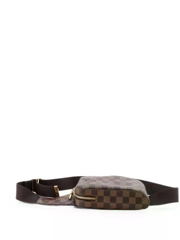 LOUIS VUITTON Geronimos Damier Ebene Waist Bag - Brown