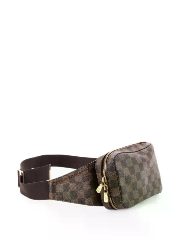 LOUIS VUITTON Geronimos Damier Ebene Waist Bag - Brown