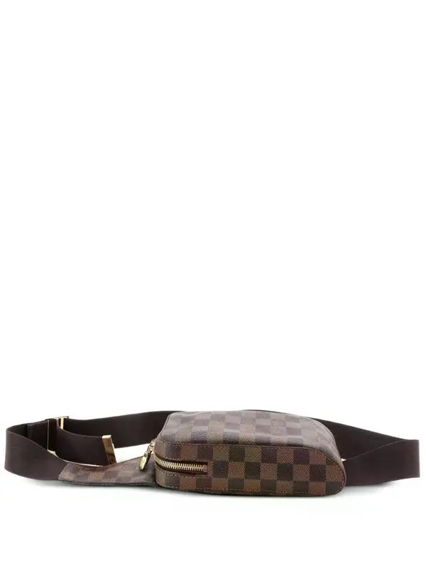 LOUIS VUITTON Geronimos Damier Ebene Waist Bag - Brown