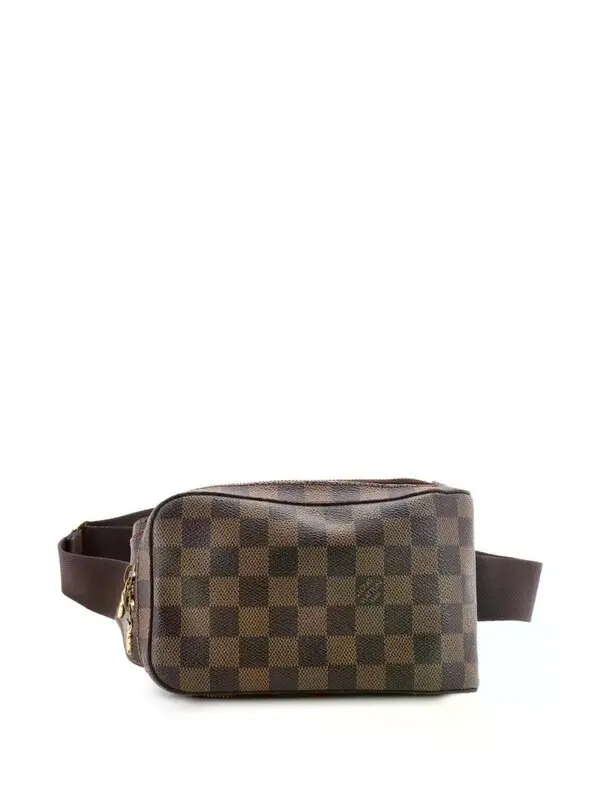 LOUIS VUITTON Geronimos Damier Ebene Waist Bag - Brown