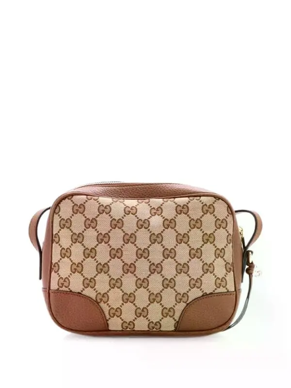Gucci Bree Disco Gg Canvas With Leather Mini Crossbody Bag