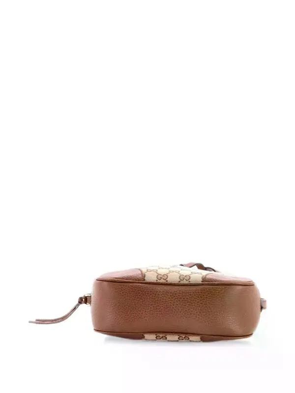 Gucci Bree Disco Gg Canvas With Leather Mini Crossbody Bag