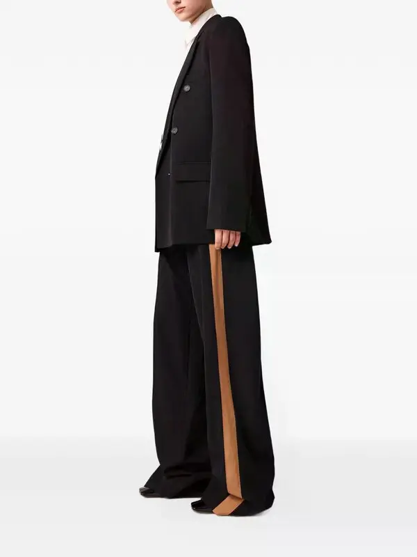 Stella McCartney Double-breasted Oversized Blazer - Black