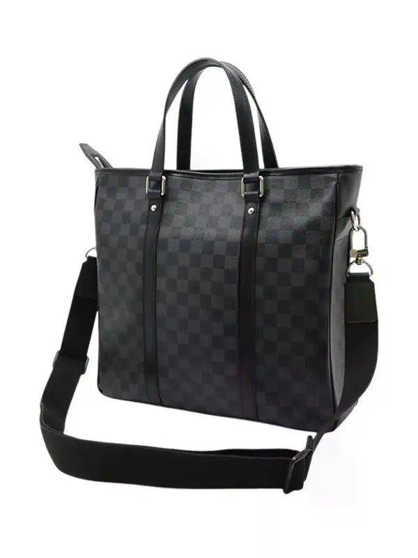 LOUIS VUITTON 2015 Damier Graphite Tadao Satchel