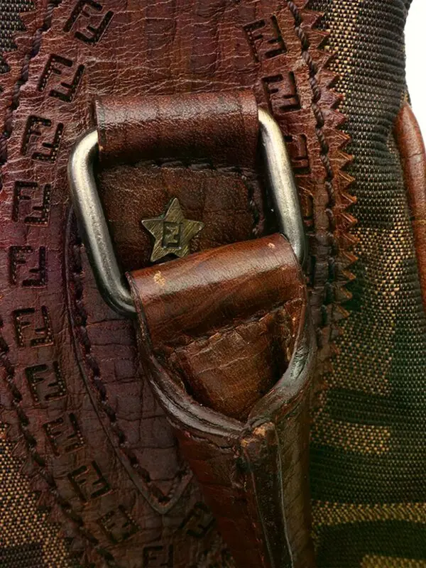 Fendi 2000-2010 Zucca Canvas Etniko Tote Bag